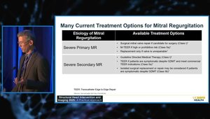 A Critical Appraisal of TMVR and Mitral TEER for the Treatment of MR | VuMedi