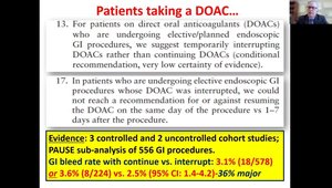 Periendoscopic Anticoagulant and Antiplatelet Management: How Do the ...