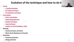 Transradial and Transtemporal Access in Difficult Aortic Arch CAS | Vumedi