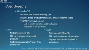 ACG 2022 Update on Acute Liver Failure vs Acute-on-Chronic Liver ...