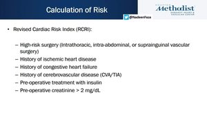Perioperative Cardiac Risk Assessment and Management | Vumedi