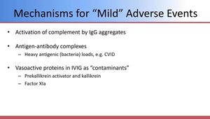 History of IVIG Through Safety and Adverse Reactions | Vumedi