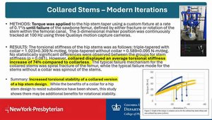 Collared Stems in Primary Hip Arthroplasty: Precise, Confident ...