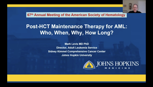ASH 2025 Summary: Post-HCT Maintenance Therapy for AML - Who, When, Why ...