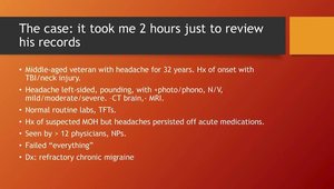 Approach to the Headache Patient | Vumedi