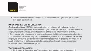 What is it? MACI Arthro 90-Second Overview | Vumedi