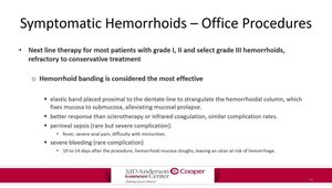 Diagnosis and Management of Common Anorectal Disorders | Vumedi