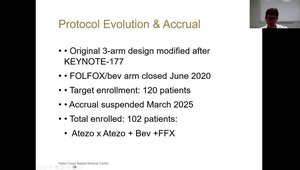 ASCO® GI 2026 Oral Abstract Session: 1L Chemo, Bevacizumab, and Atezo ...